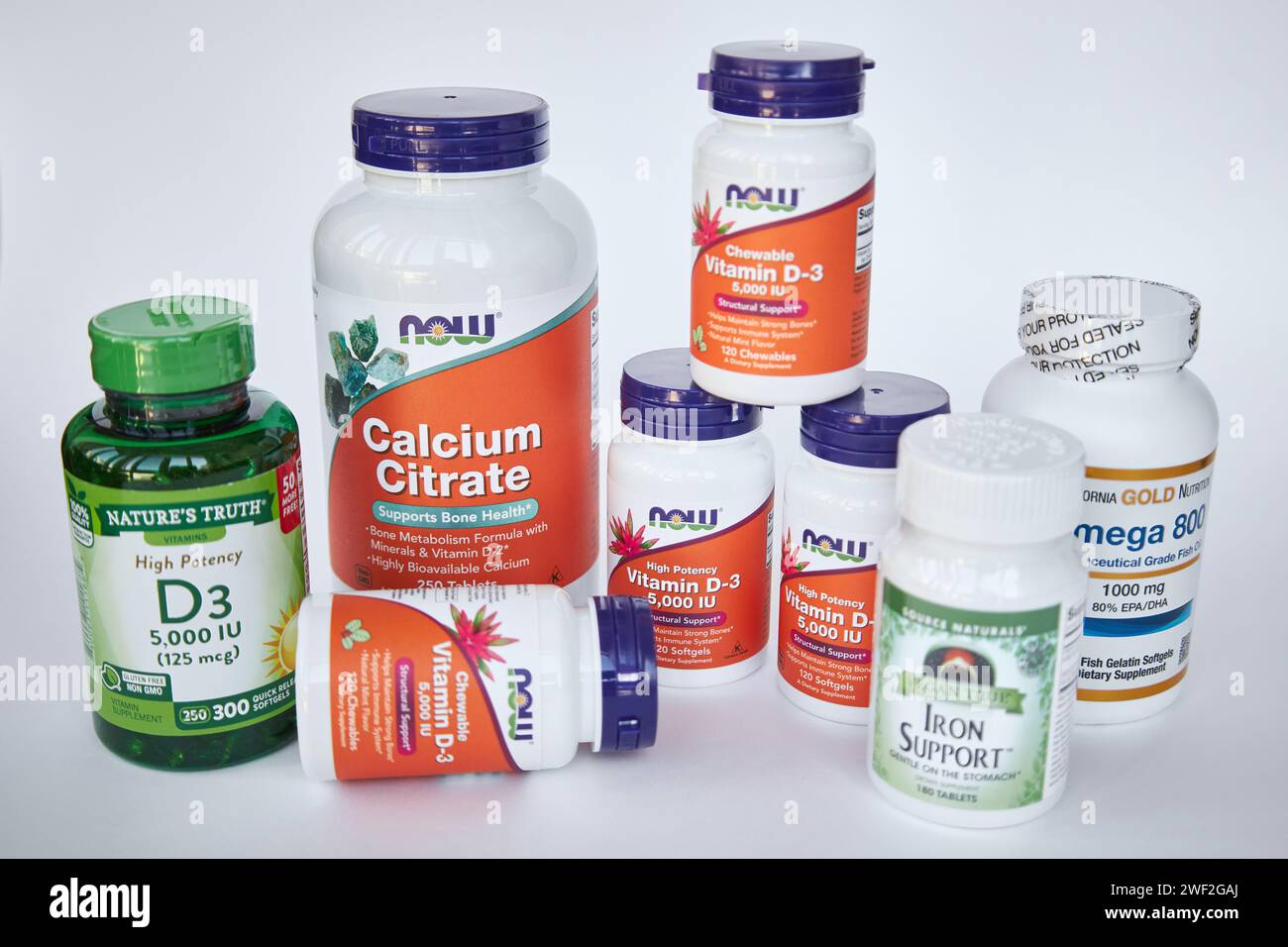 Set of Healthy Food Supplements, vitamins and minerals from site iHerb ...