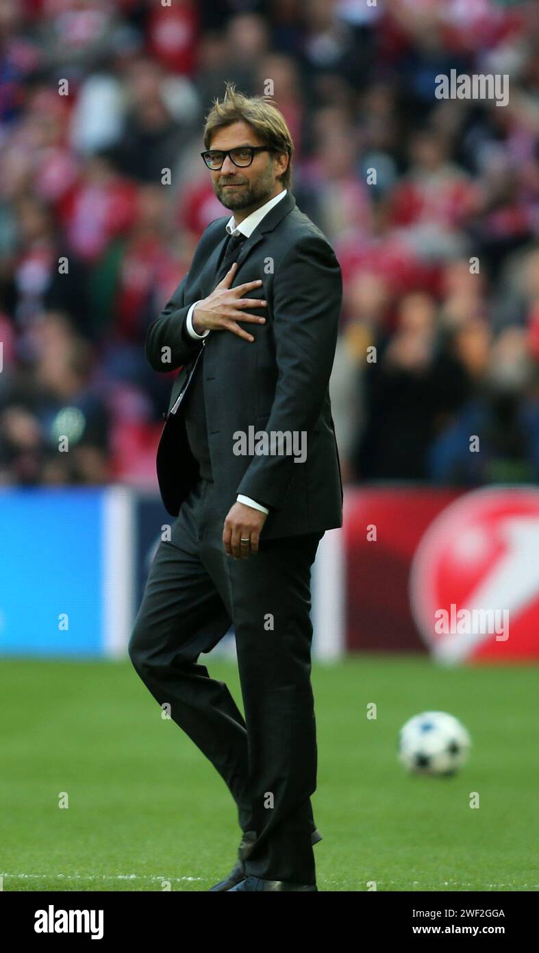 Trainer JŸrgen Juergen Klopp Borussia Dortmund Championsleague Finale ...