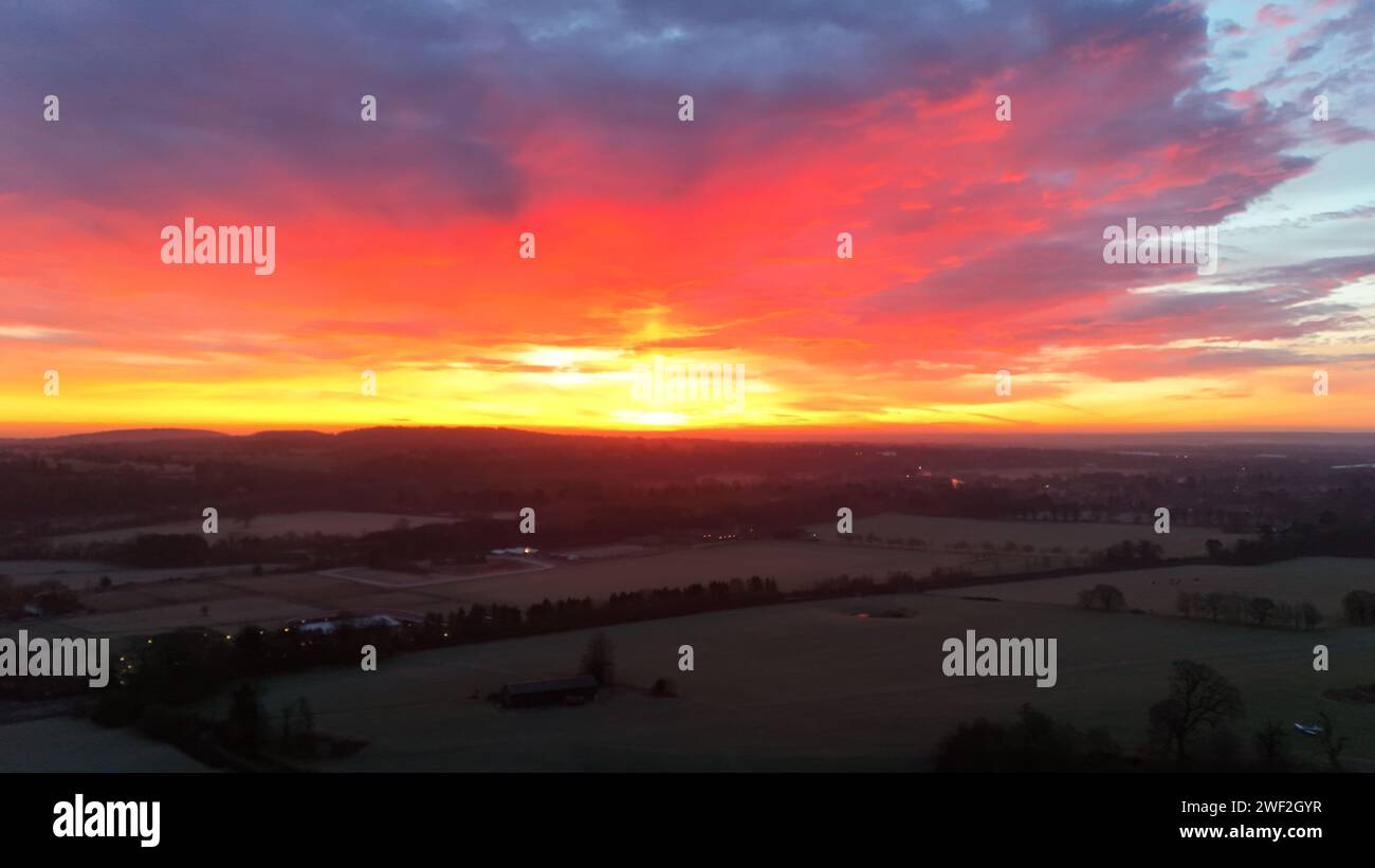 Henley-on-Thames, United Kingdom. 28th Jan, 2024. UK Weather - A ...