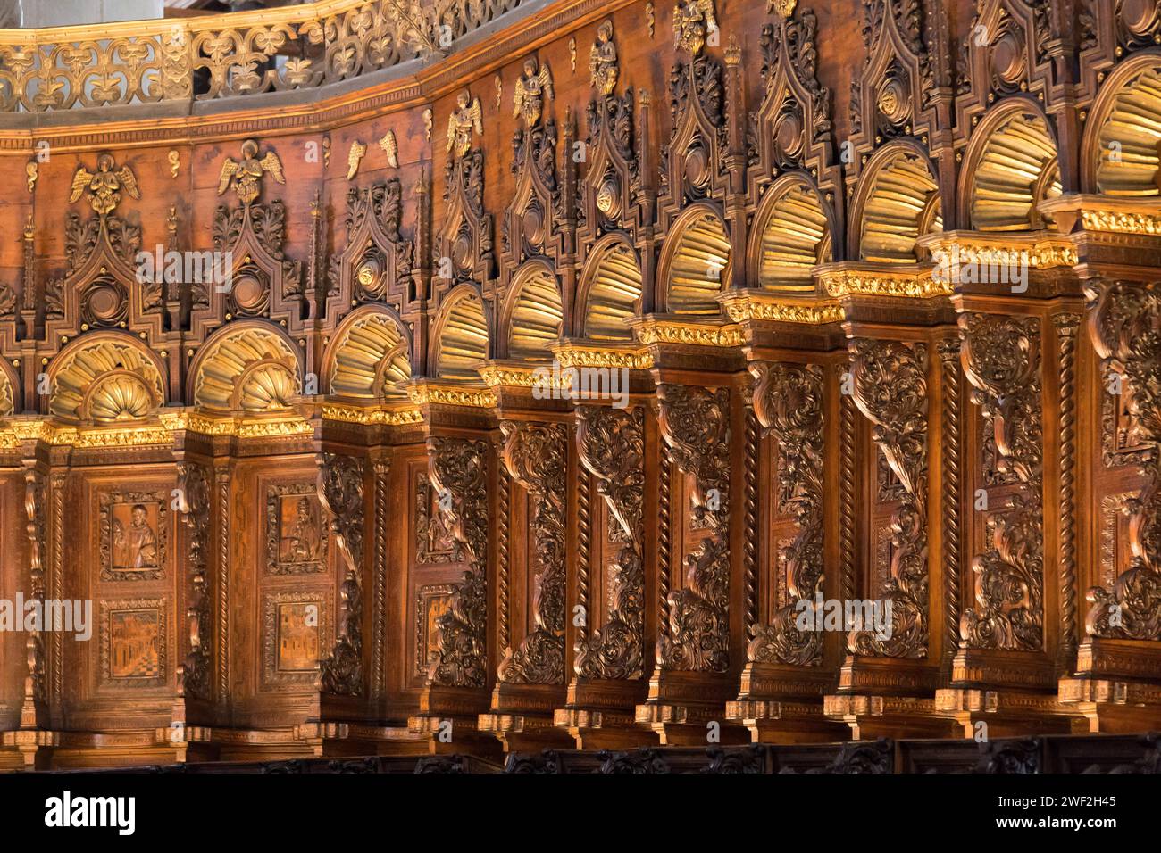 Venice frari church friars stalls hi-res stock photography and images ...