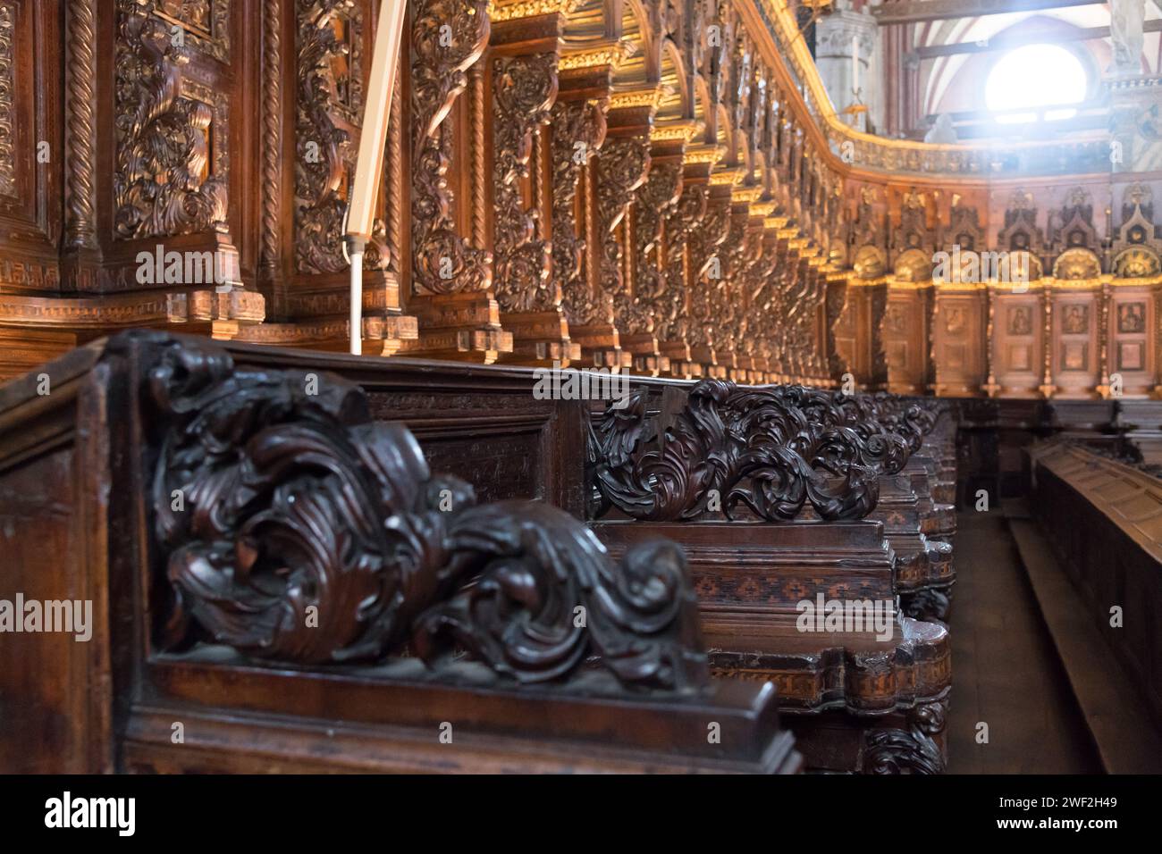 Venice frari church friars stalls hi-res stock photography and images ...