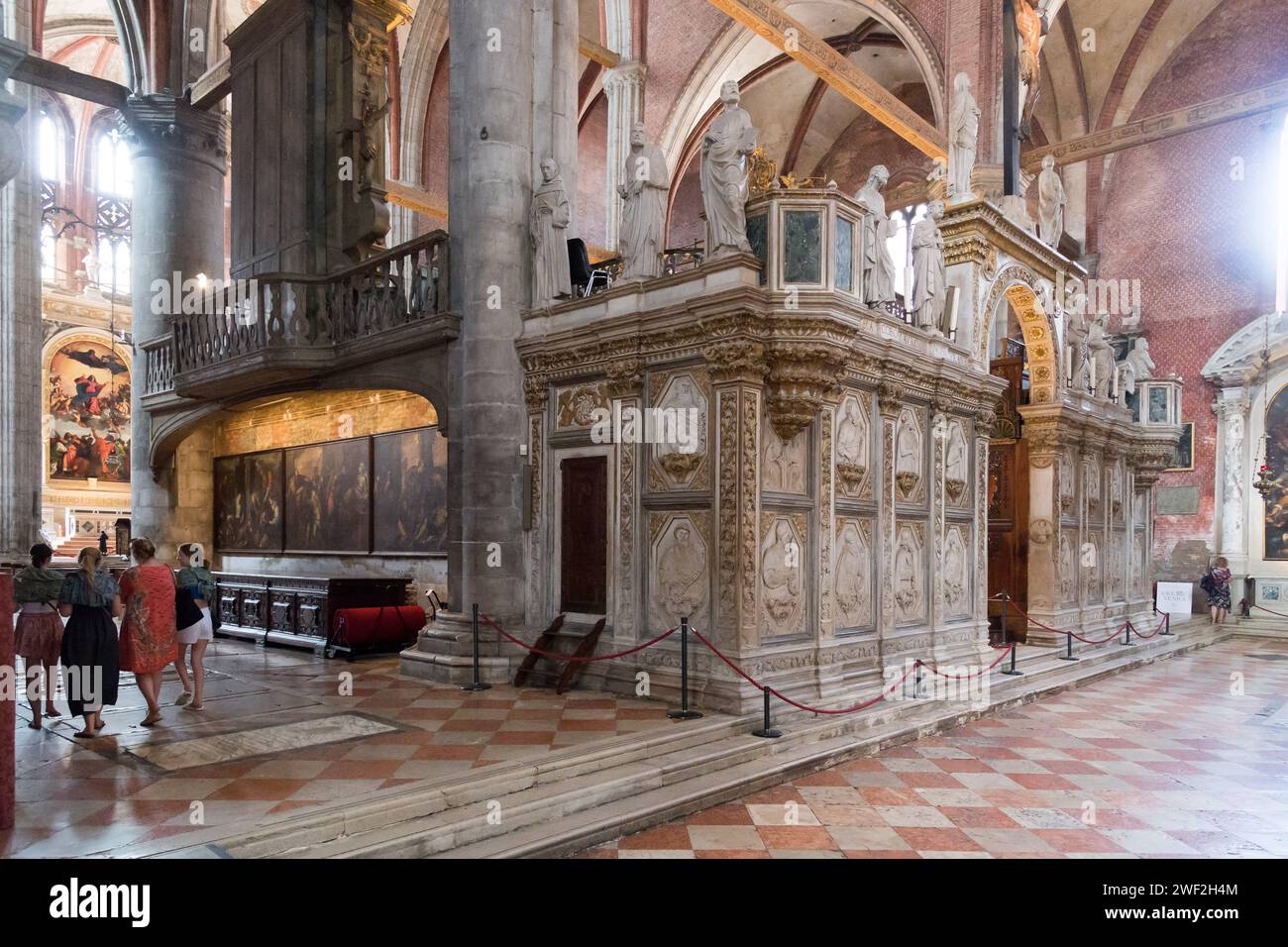 Gothic wooden choir by Marco and Francesco Cozzi from XV century in ...