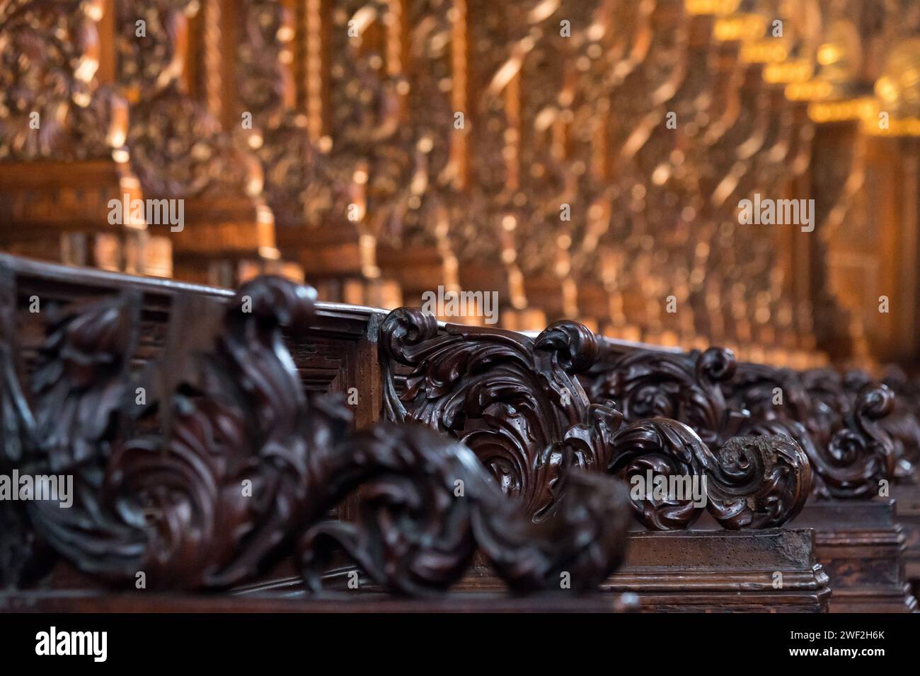 Venice frari church friars stalls hi-res stock photography and images ...
