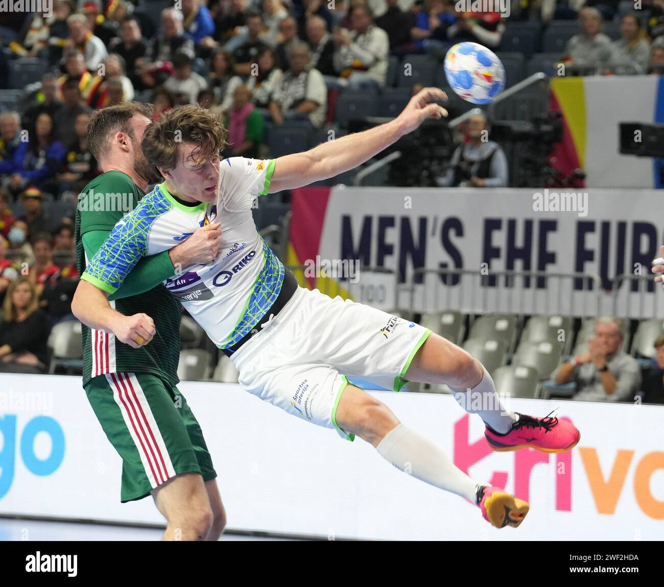 Jure Dolenec of Slovenia during the Men's EHF Euro 2024, Placement ...