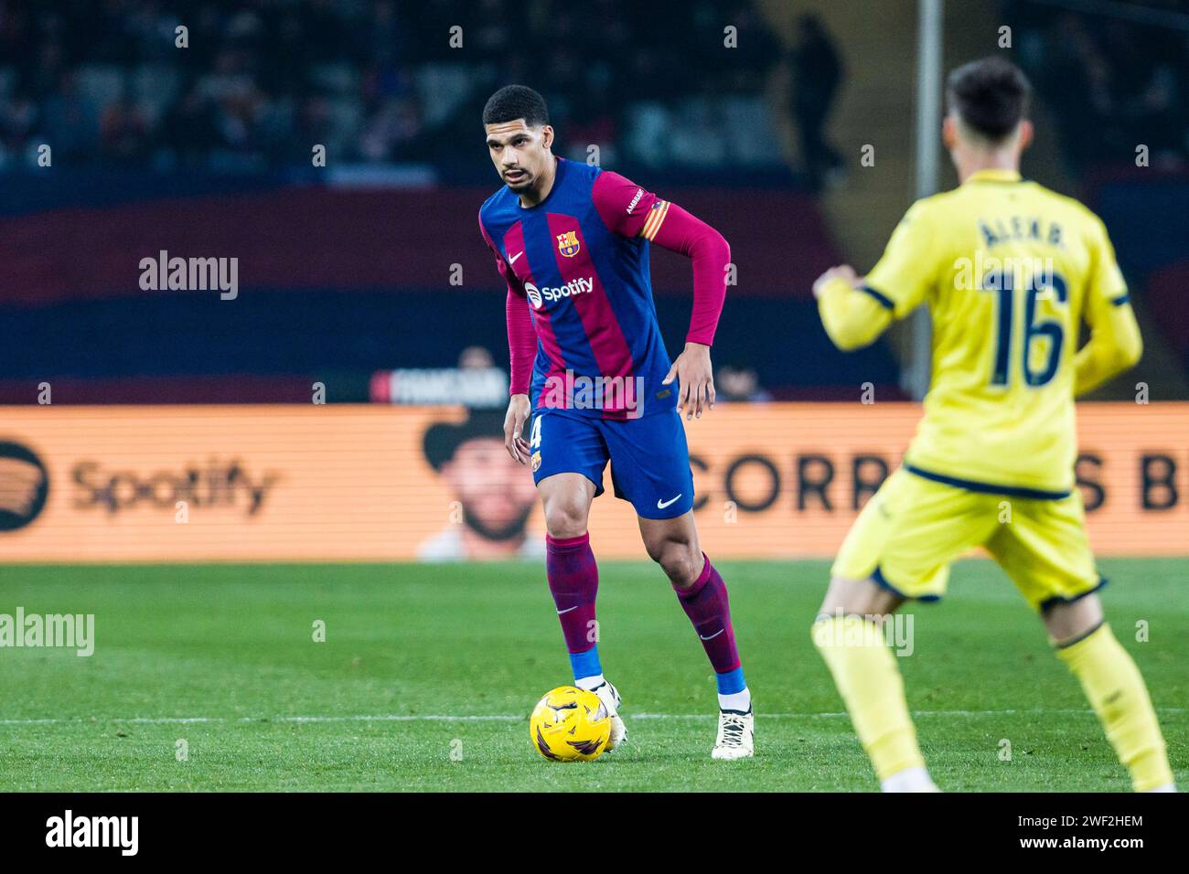Ronald Araujo of FC Barcelona during the Spanish championship La Liga football match between FC ...