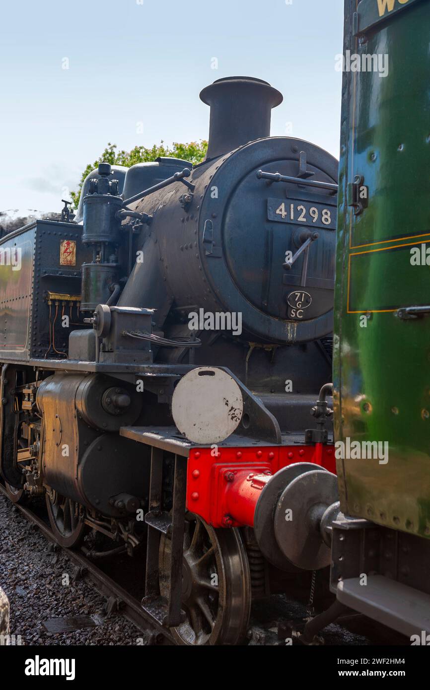 Ivatt Class 2, 41298 tank engine at Havenstreet Station on the Isle of ...