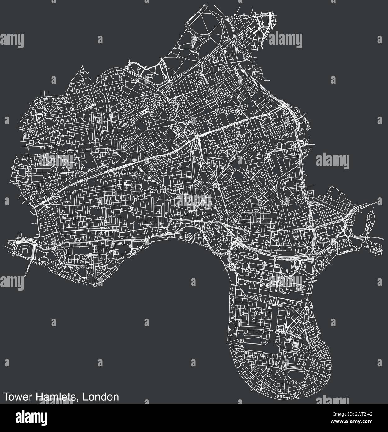 Borough of tower hamlets sign Stock Vector Images - Alamy