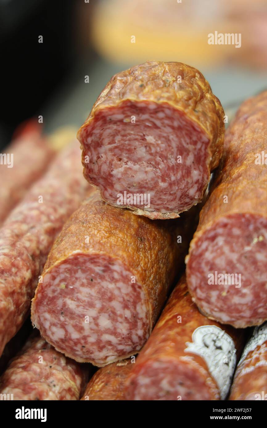 Internationale Grüne Woche 2024. Wurstspezialität aus Nordhessen. Die ...