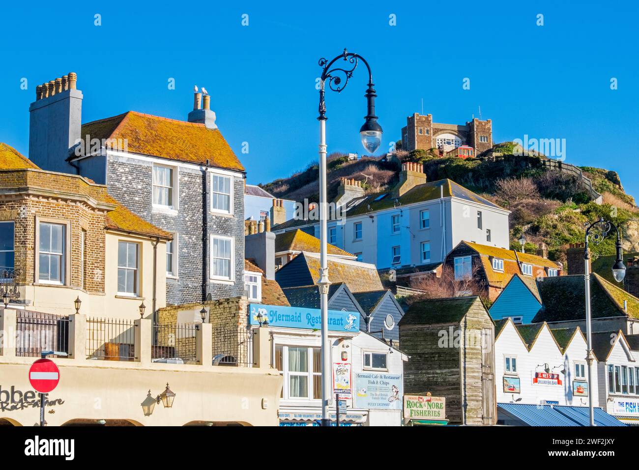 Hastings Old Town, Rock-a-Nore, East Sussex, UK Stock Photo - Alamy