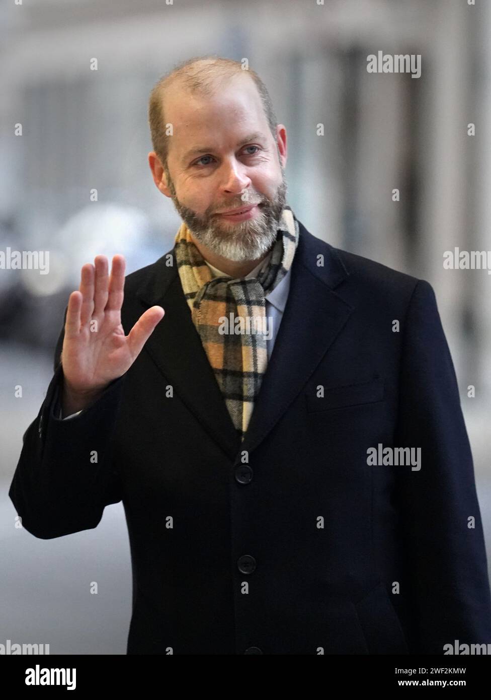 Shadow Business secretary Jonathan Reynolds arrives at BBC Broadcasting ...