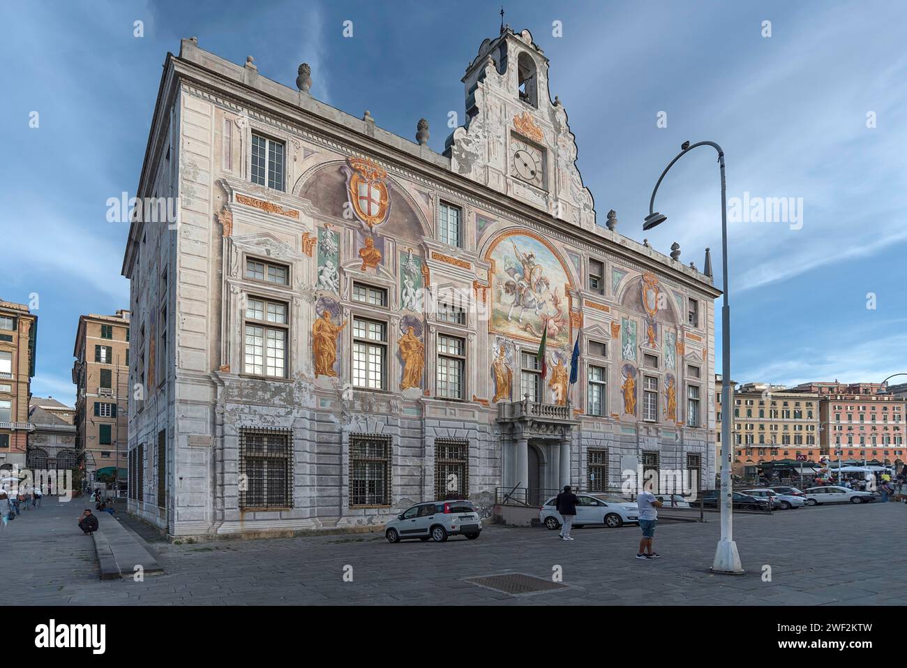 Gothic Palazzo San Giorgio with Renaissance frescoes, built in 1260 ...