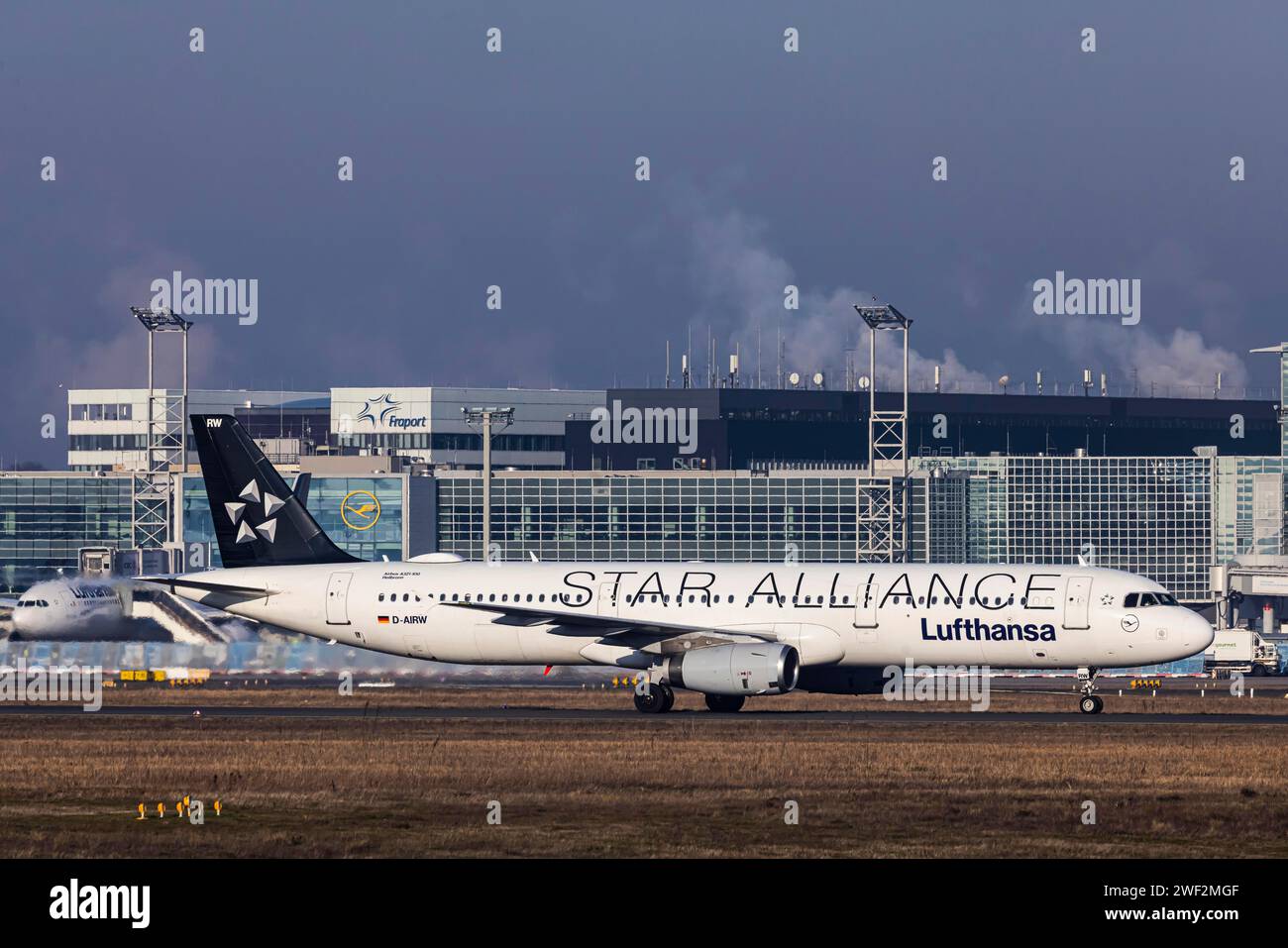 Aircraft at Frankfurt Airport, Fraport Airport. D-AIRW, LUFTHANSA ...