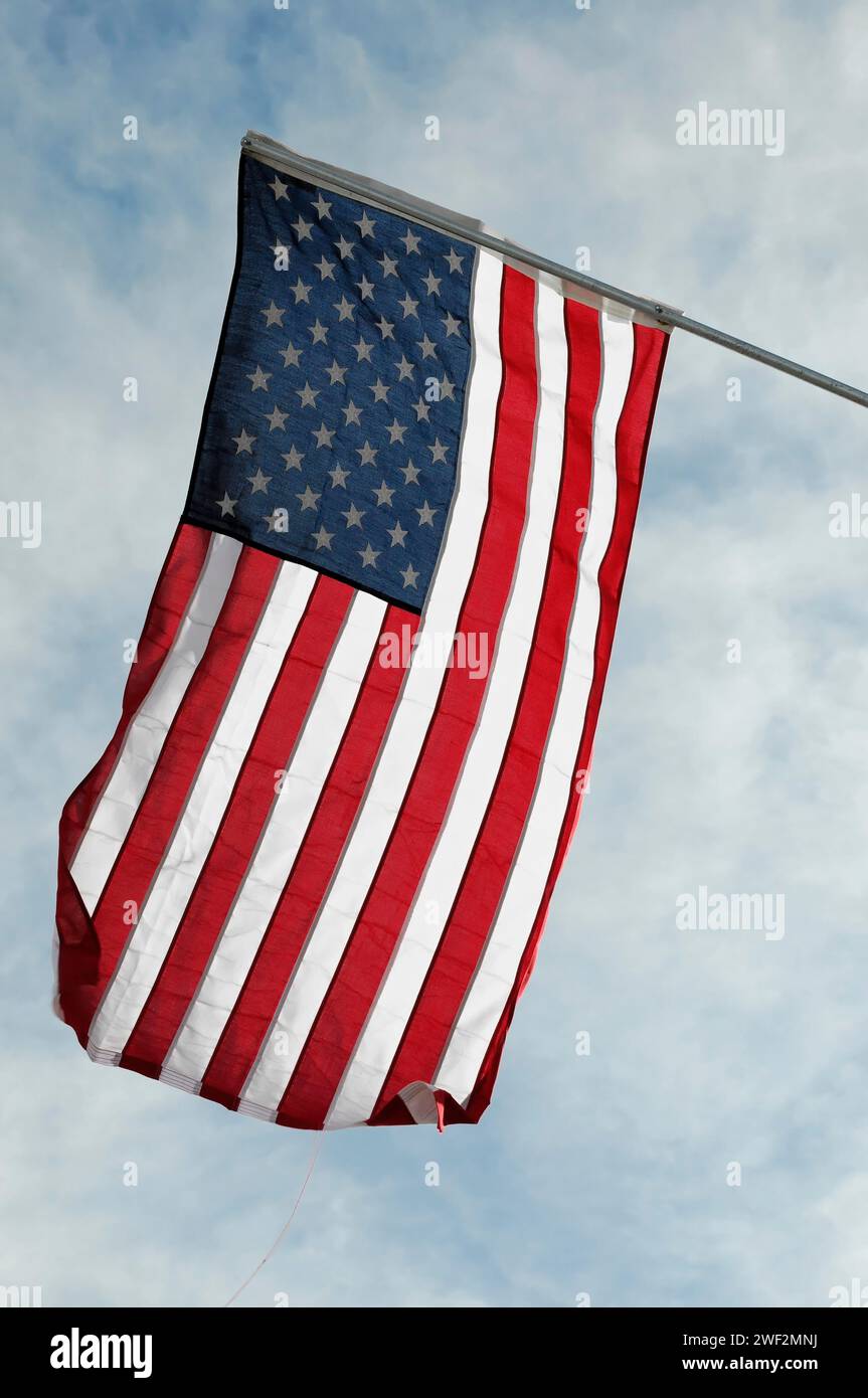 Flag of the USA, Grand Canyon National Park, Colorado Plateaus, Arizona ...