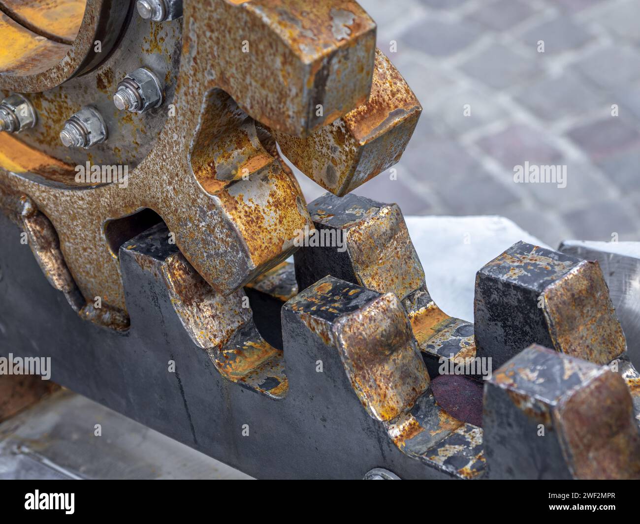 Zermatt, Switzerland, September 23, 2023: Exhibition model of the cog ...