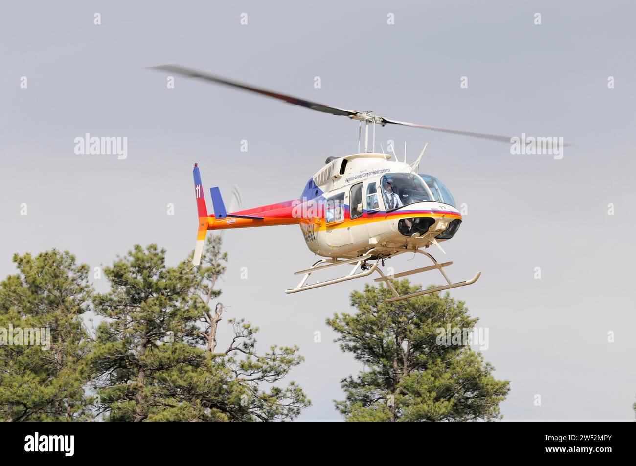 Papillon Grand Canyon Helicopter, Grand Canyon, Arizona, USA Stock ...