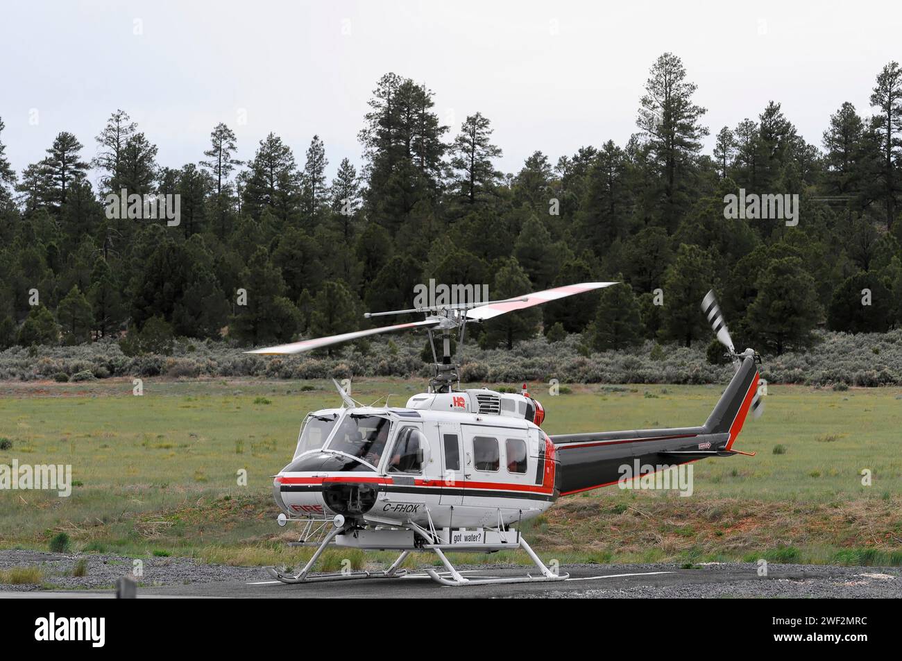 Papillon Grand Canyon Helicopter, Grand Canyon, Arizona, USA Stock ...