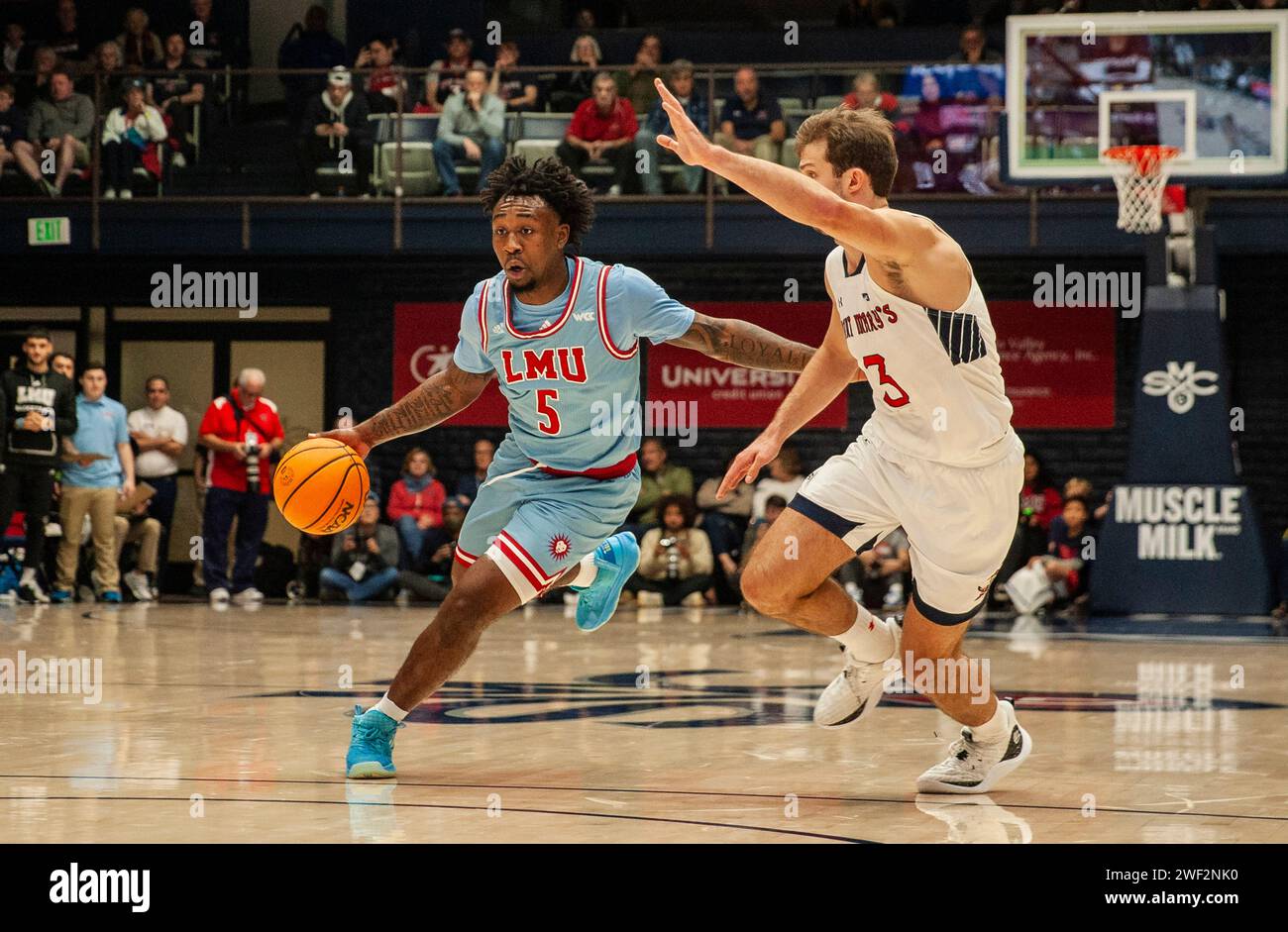 January 27 2024 Moraga CA, U.S.A. CAPTION CORRECTION: Loyola Marymount ...