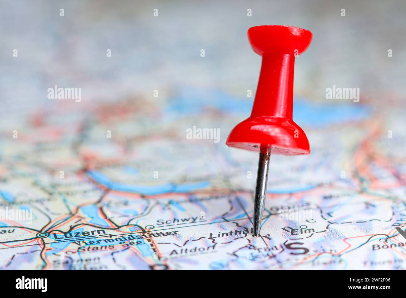 Switzerland map mountains hi-res stock photography and images - Alamy