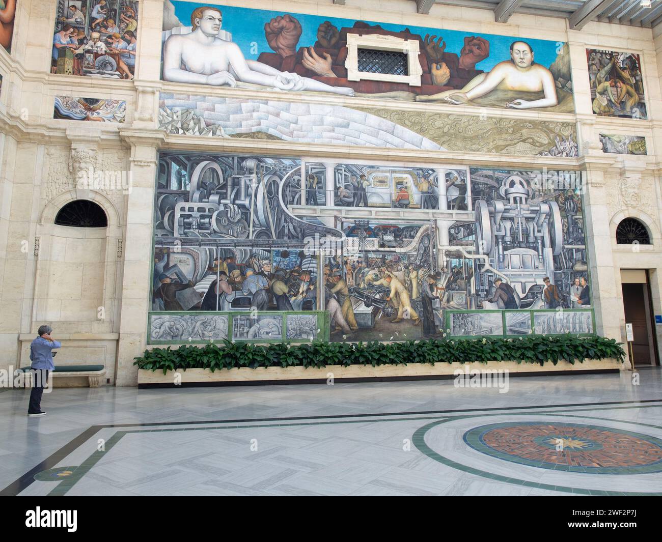 Detroit institute of art rivera hi-res stock photography and images - Alamy