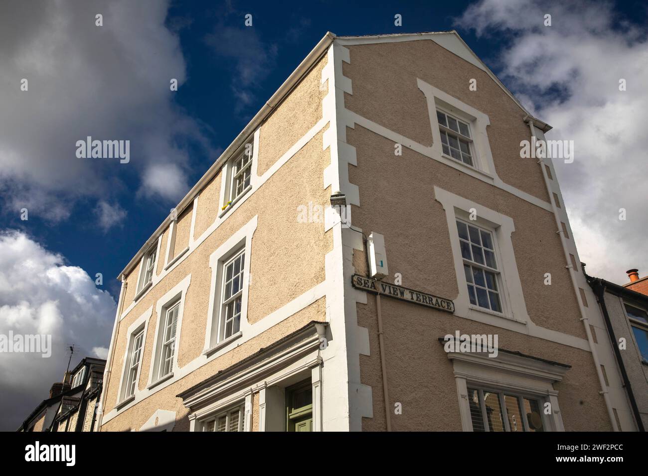 UK, Wales, Gwynedd, Conwy (Conway), town centre, Chapel Street, former ...