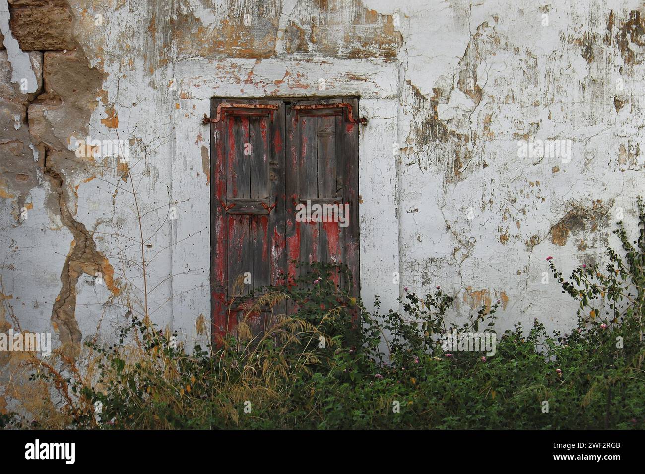A closed wooden window in the costal city of Jbeil, Lebanon Stock Photo ...