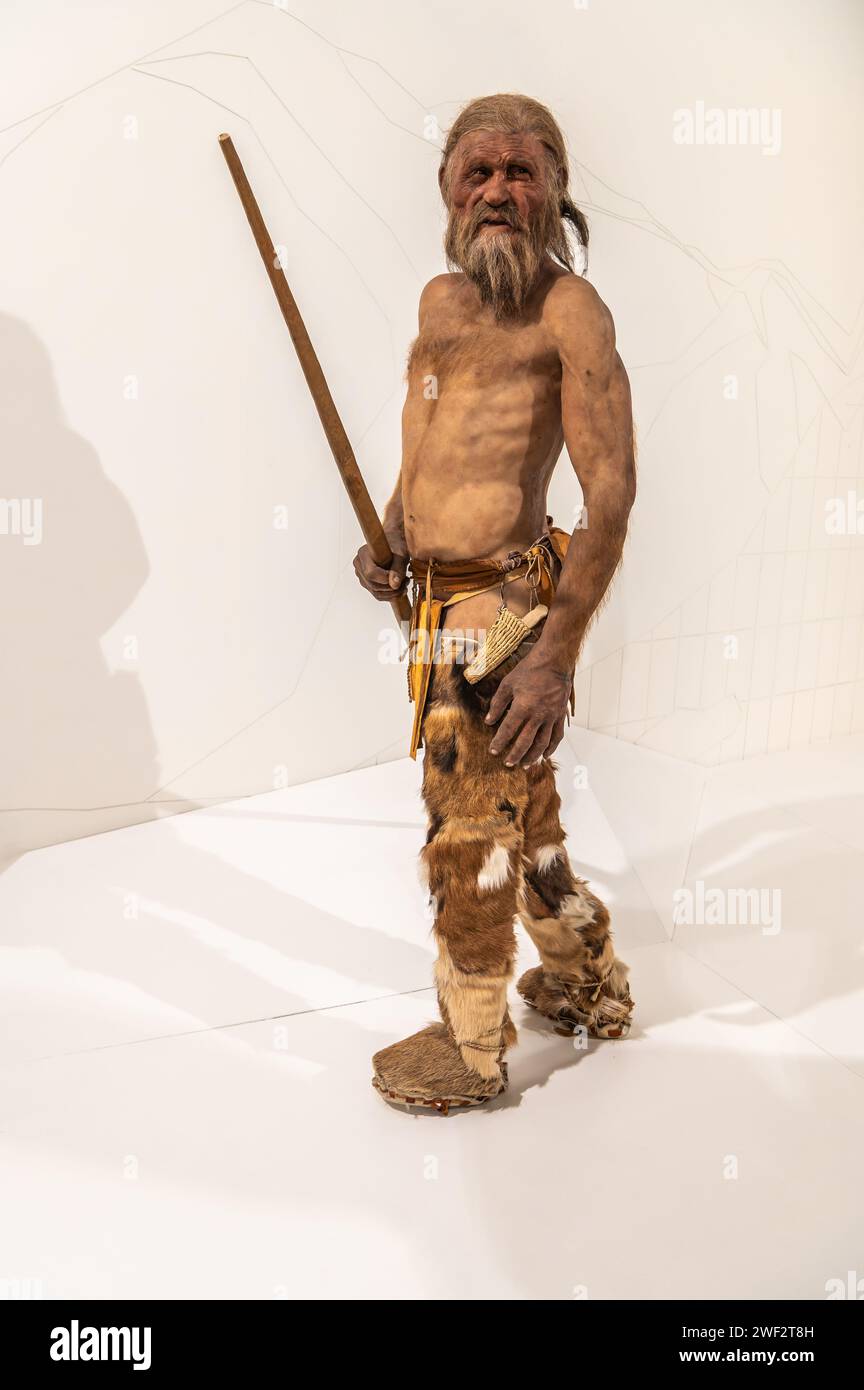 Ice age man reconstruction hi-res stock photography and images - Alamy