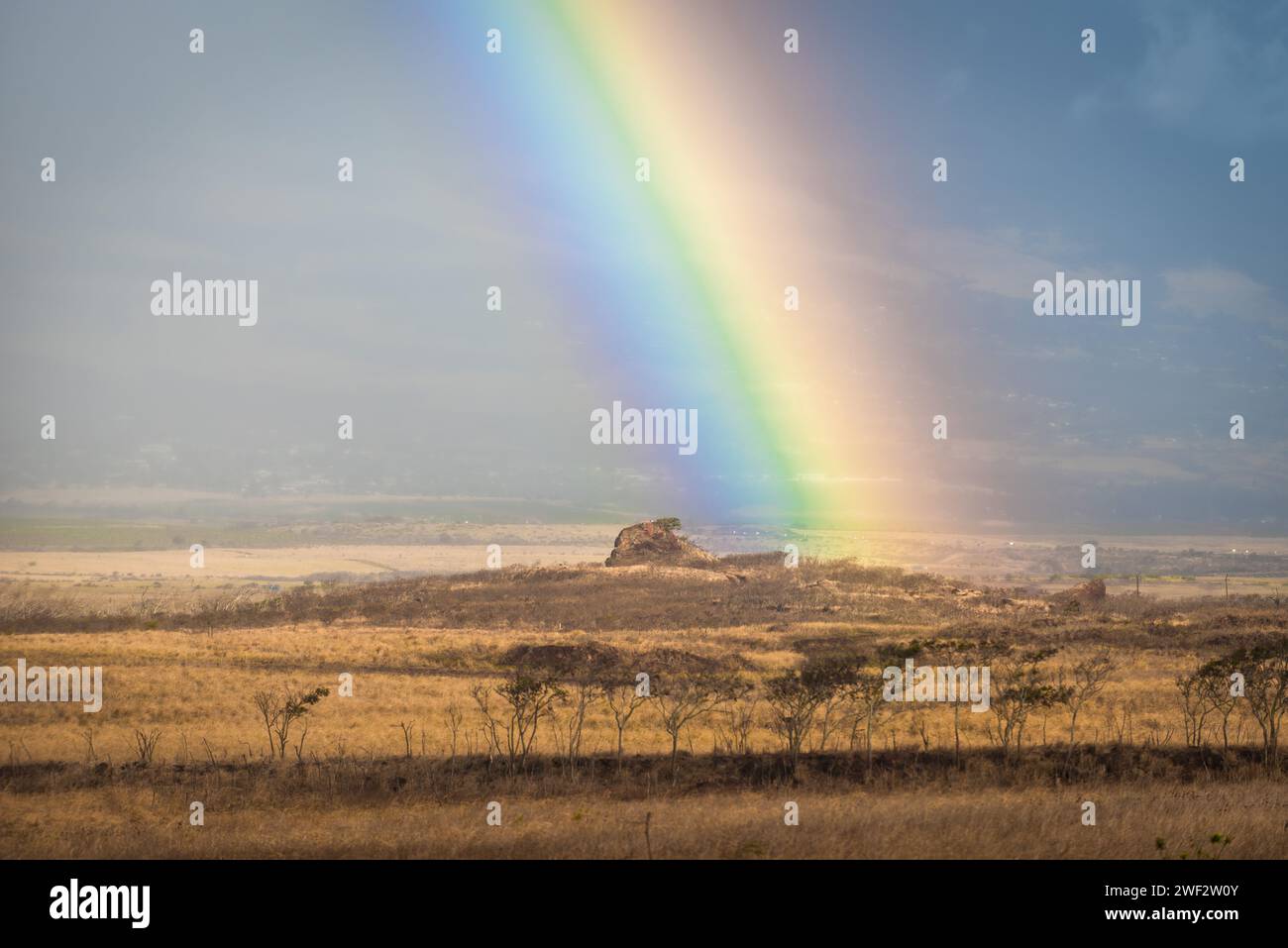 Hawaii, Maui, Rainbow Stock Photo - Alamy