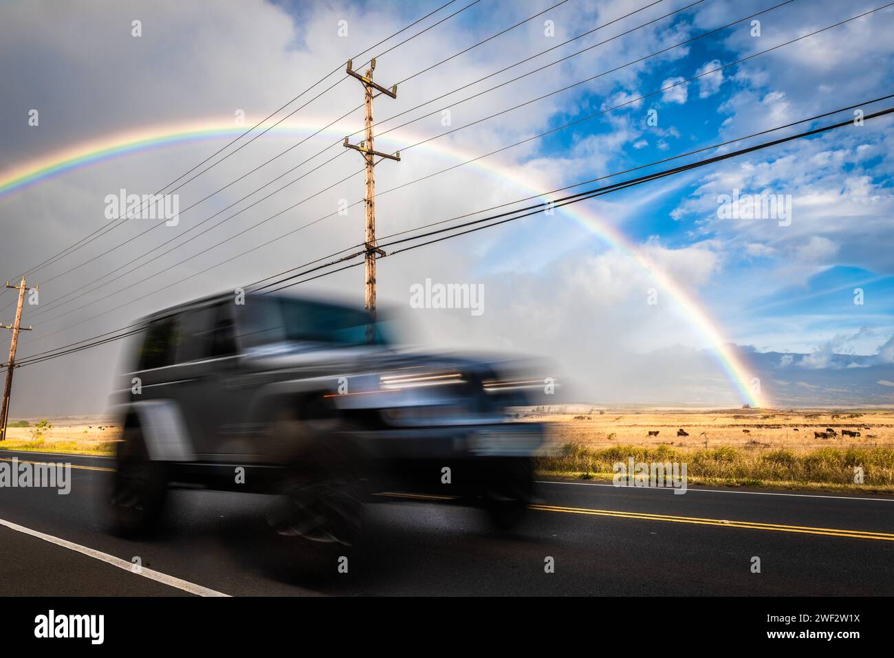 Jeep island rainbow hi-res stock photography and images - Alamy