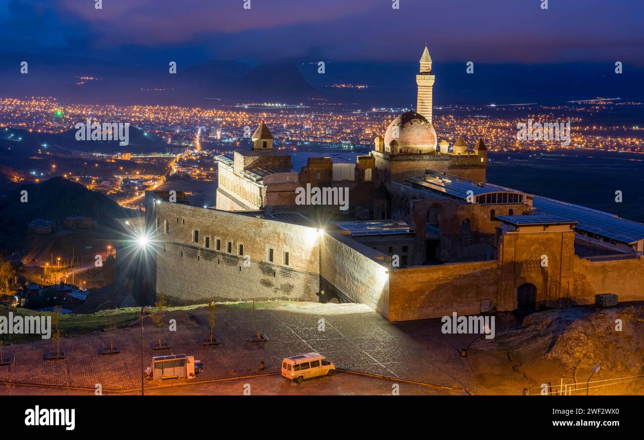 Aerial view ishak pasha palace hi-res stock photography and images - Alamy