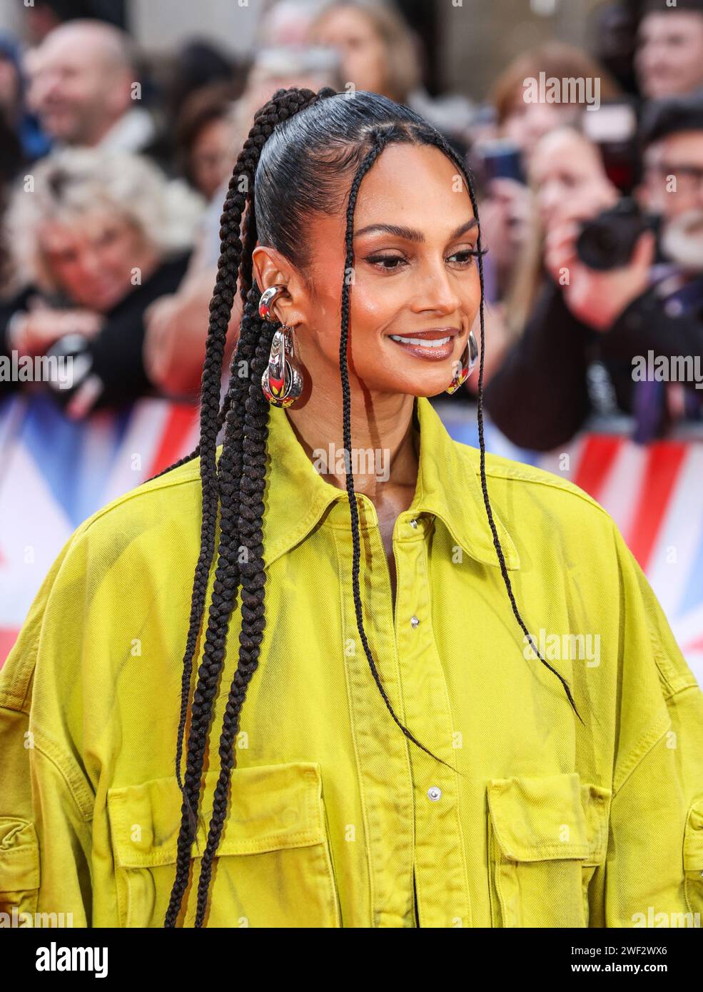 Alesha Dixon Pictured During The Britains Got Talent London Auditions Photocall 2024 At The