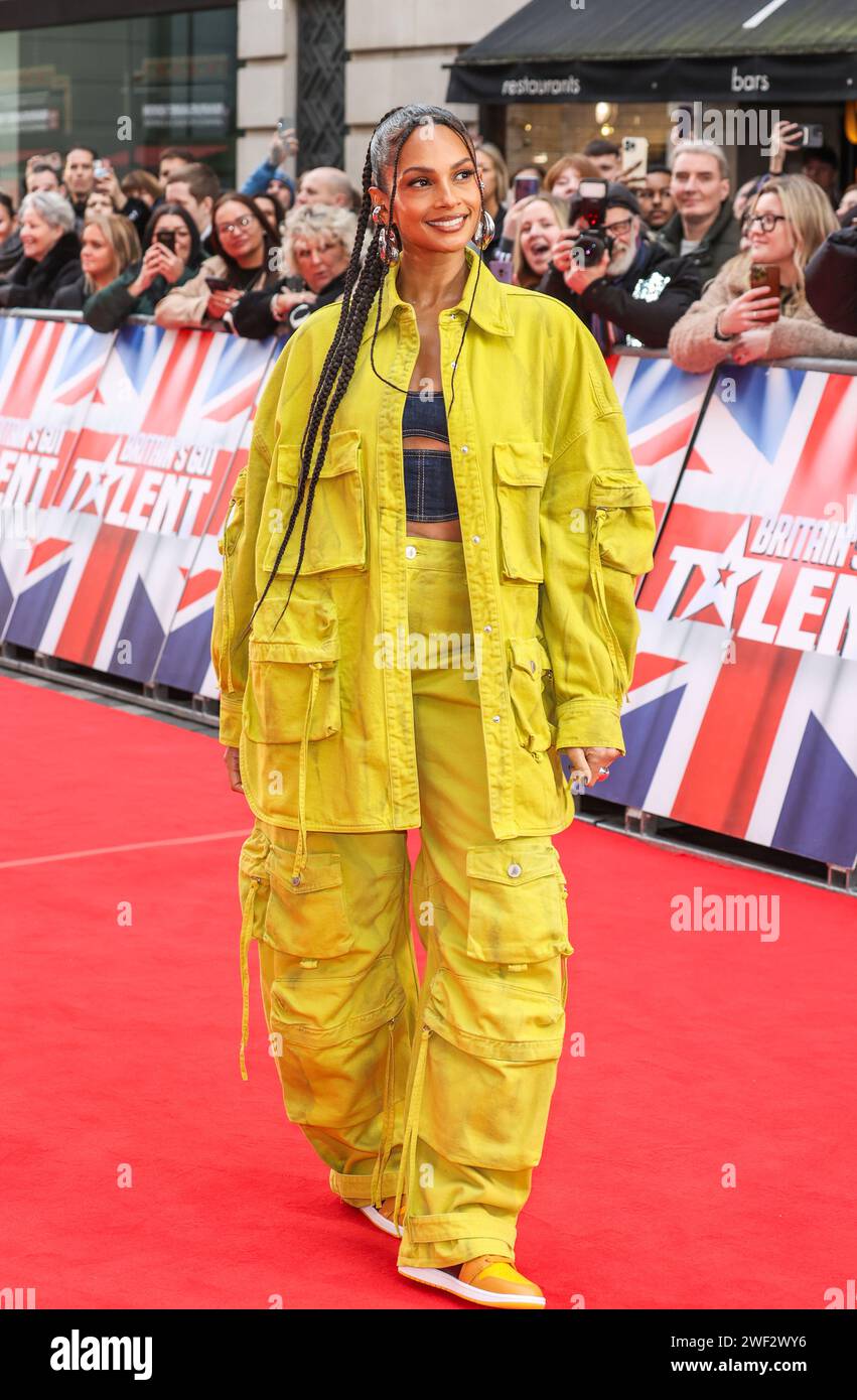 Alesha Dixon pictured during the "Britain's Got Talent" London ...