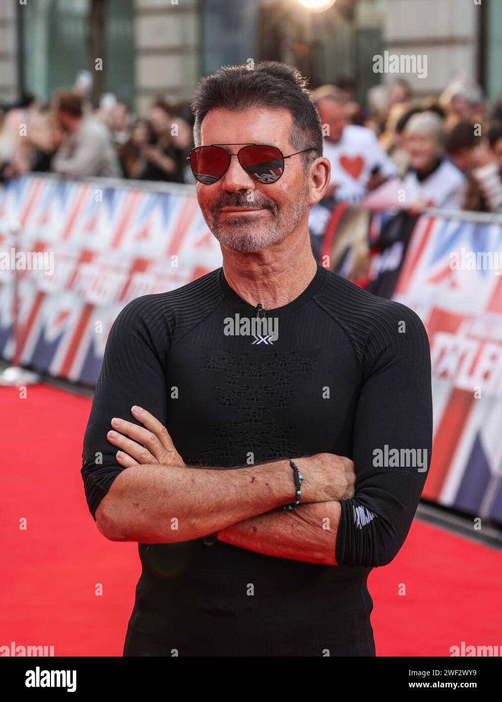 Simon Cowell pictured during the "Britain's Got Talent" London ...