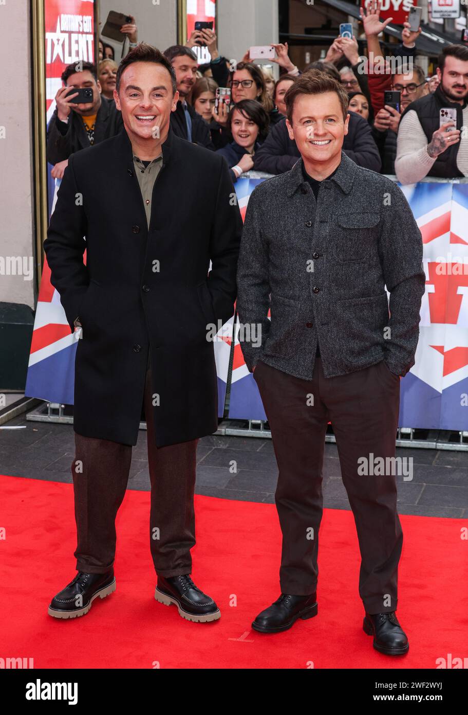 Ant and Dec pictured during the "Britain's Got Talent" London Auditions ...
