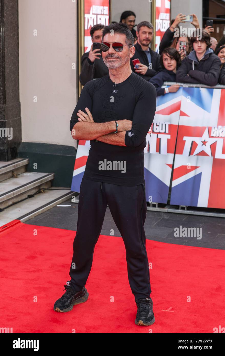 Simon Cowell pictured during the "Britain's Got Talent" London ...