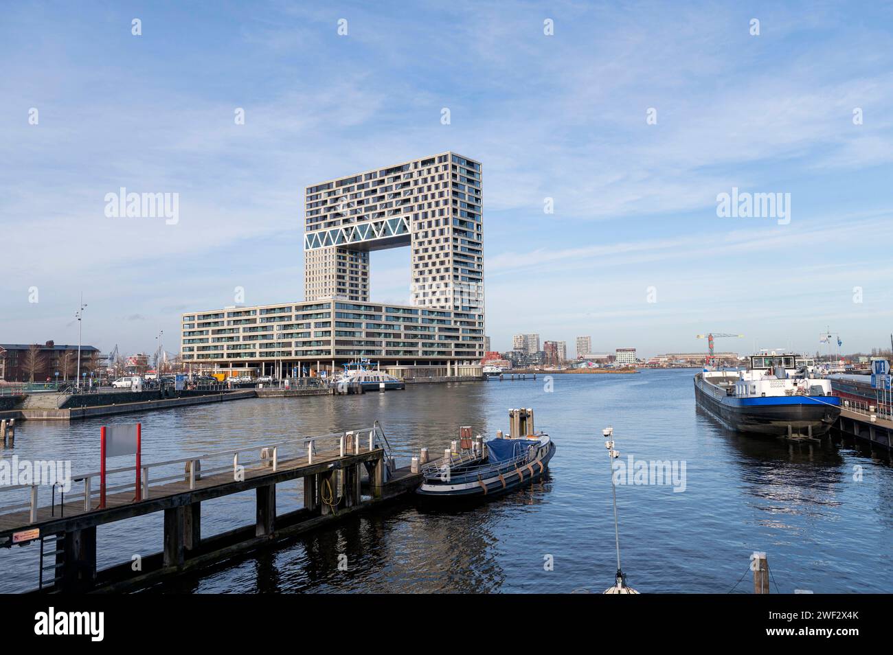 Amsterdam The Netherlands 27th January 2024 Pontsteigergebouw, aka ...