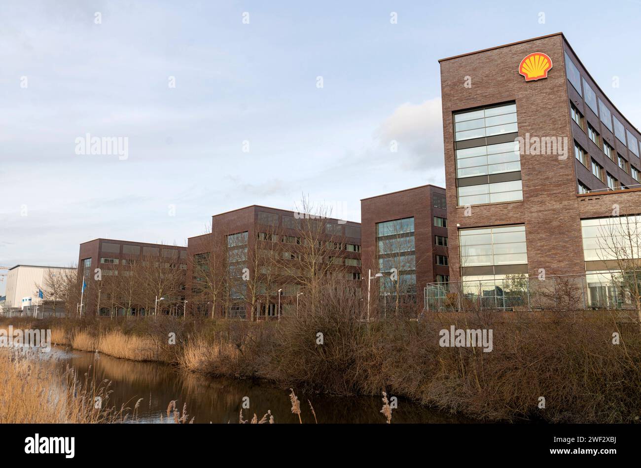 Amsterdam The Netherlands 27th January 2024 Amsterdam Noord Shell Oil ...