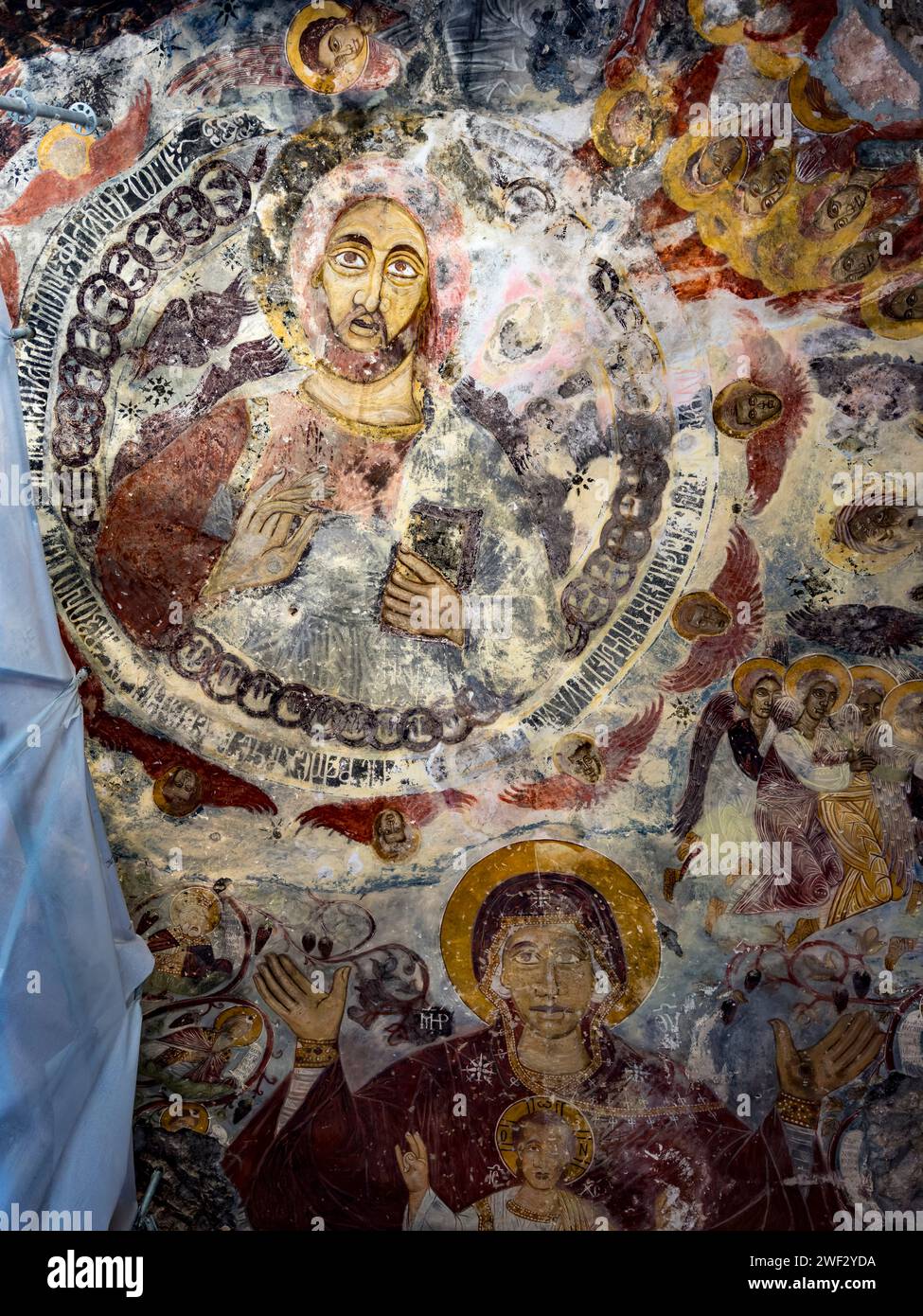 Wall paintings from The Sumela Monastery (Turkish: Sümela Manastırı ...