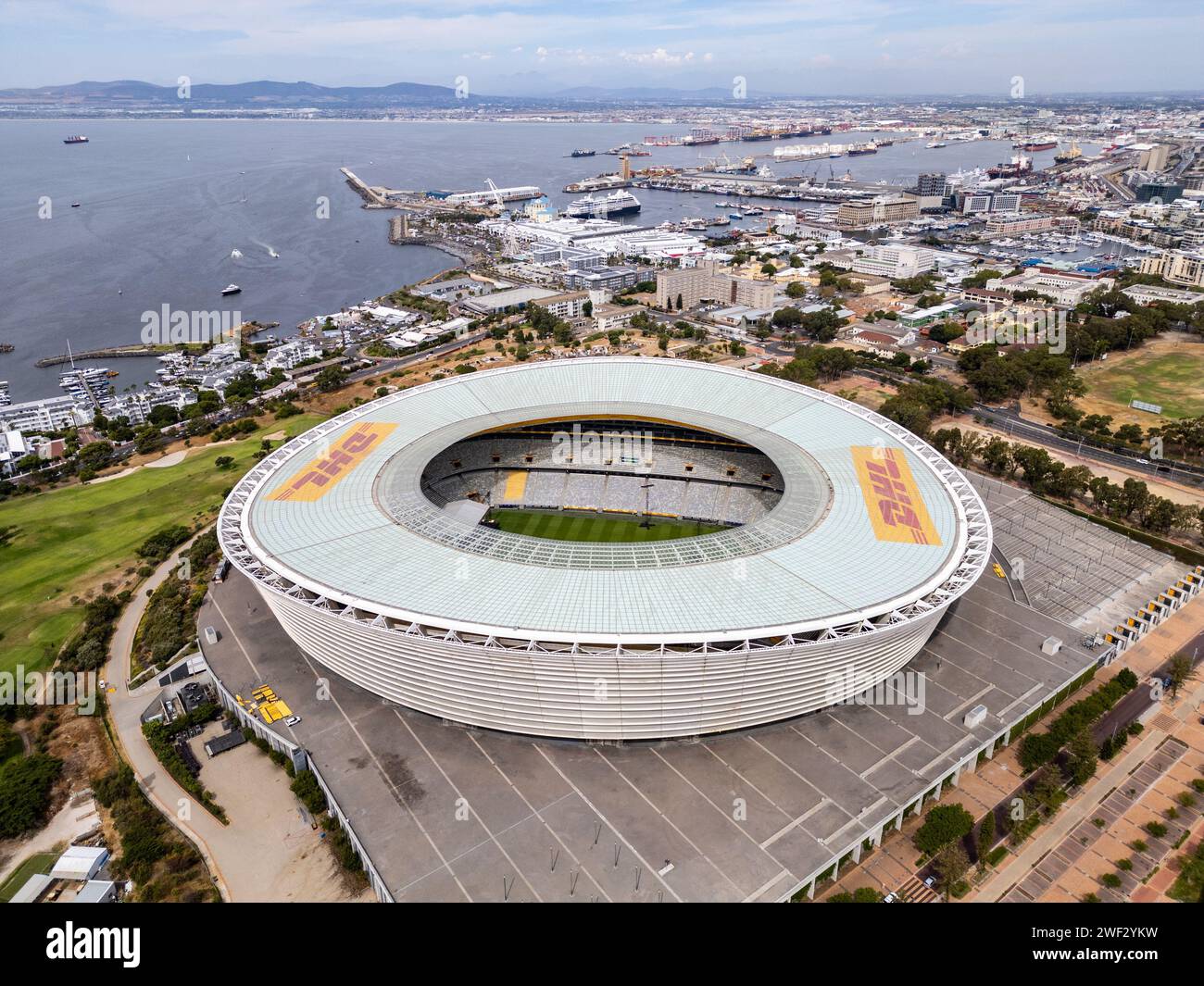 Cape Town Stadium or DHL Stadium, Green Point, Cape Town, South Africa ...