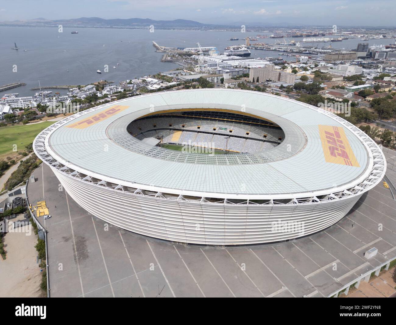 Cape Town Stadium or DHL Stadium, Green Point, Cape Town, South Africa ...