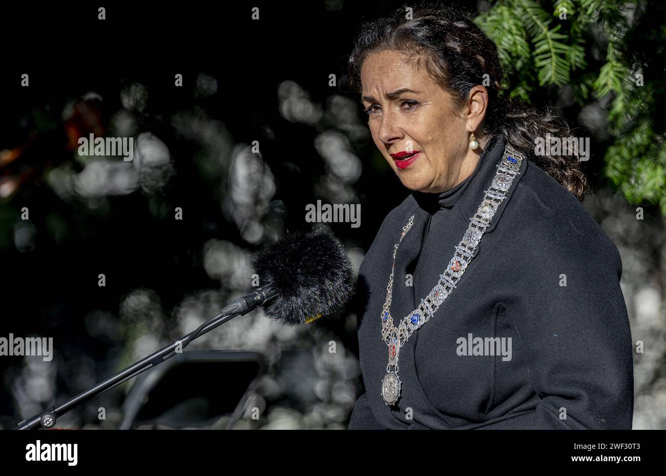 AMSTERDAM - Mayor Femke Halsema speaks during the National Holocaust ...