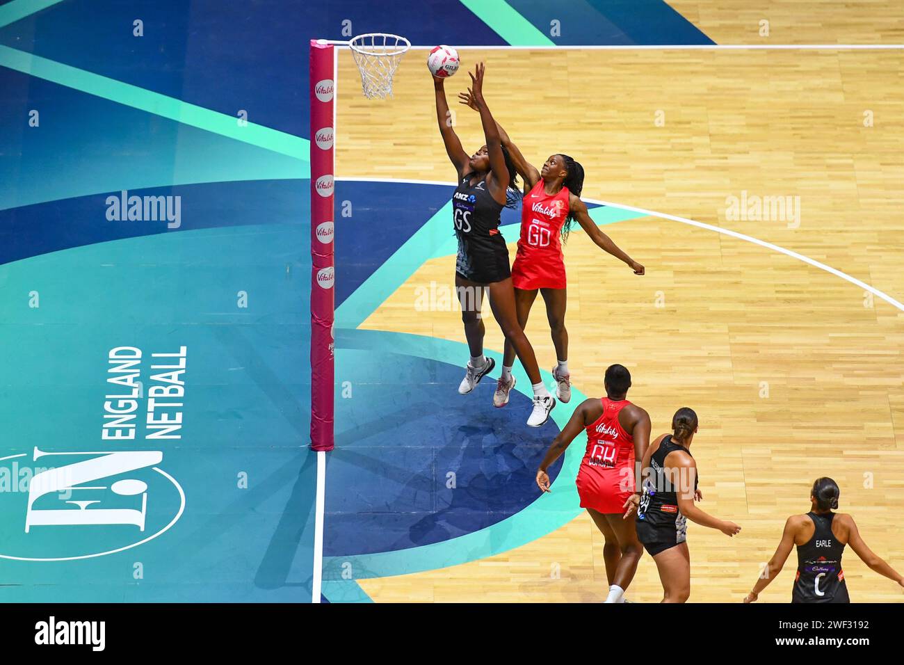 New Zealand's Grace Nweke during England Roses v New Zealand Silver ...