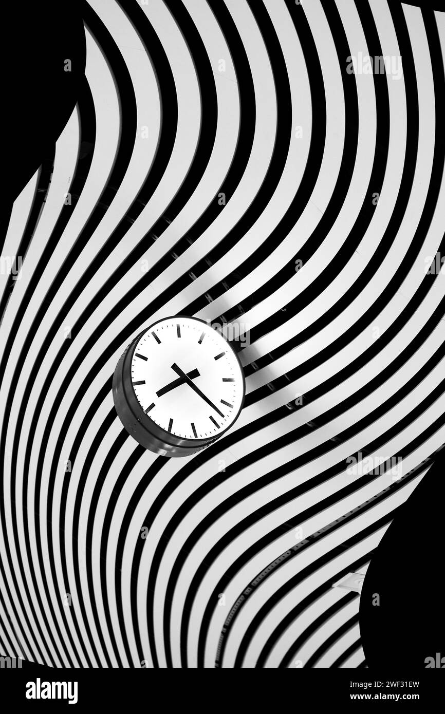 Surreal clock Black and White Stock Photos & Images - Alamy