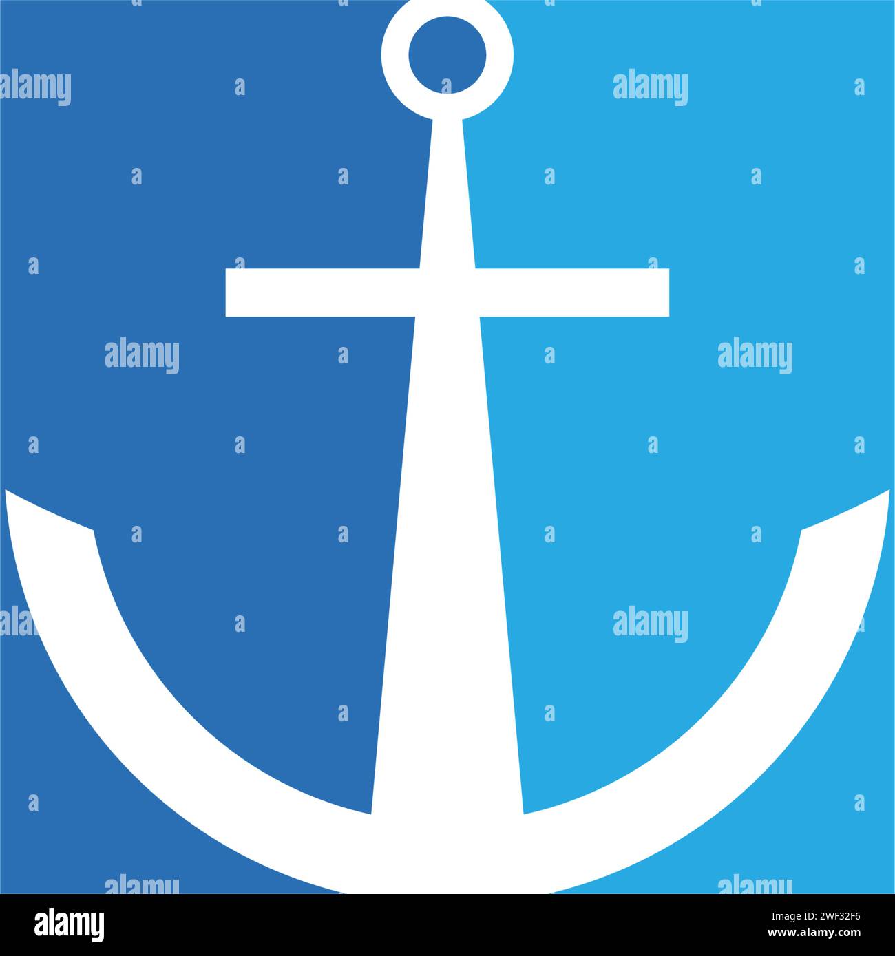 Anchor icon Logo Template vector illustration Stock Vector Image & Art ...