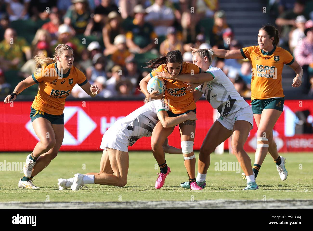 Perth, Australia. 28th Jan, 2024. Maddison Ashby of Australia is ...
