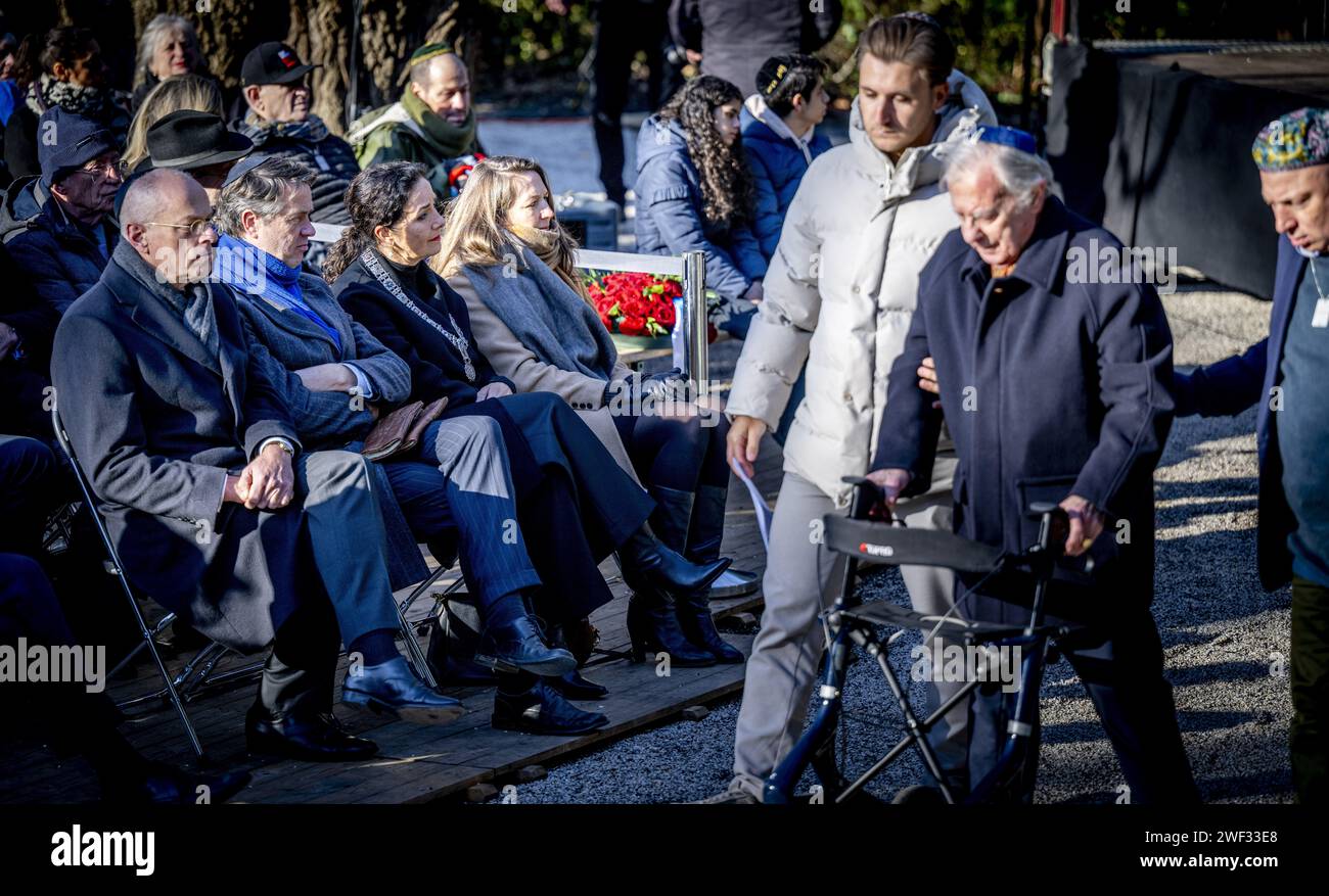 AMSTERDAM - Mayor Femke Halsema and Jan Anthonie Bruijn chairman of the ...