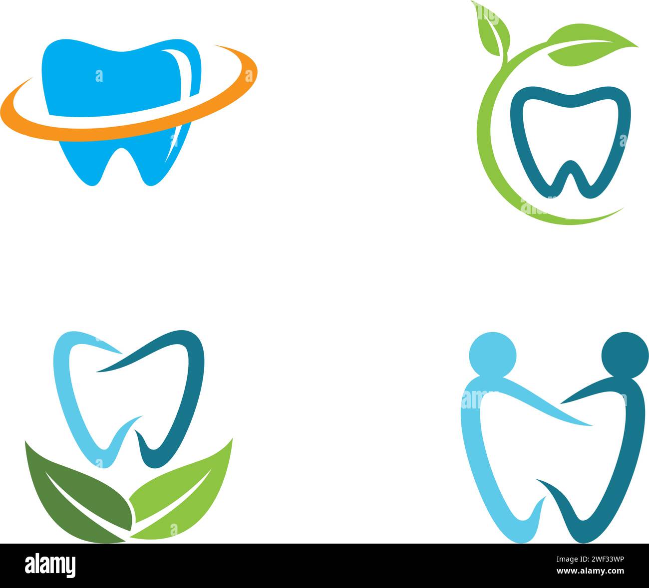 Dental logo Template vector illustration icon design Stock Vector Image ...