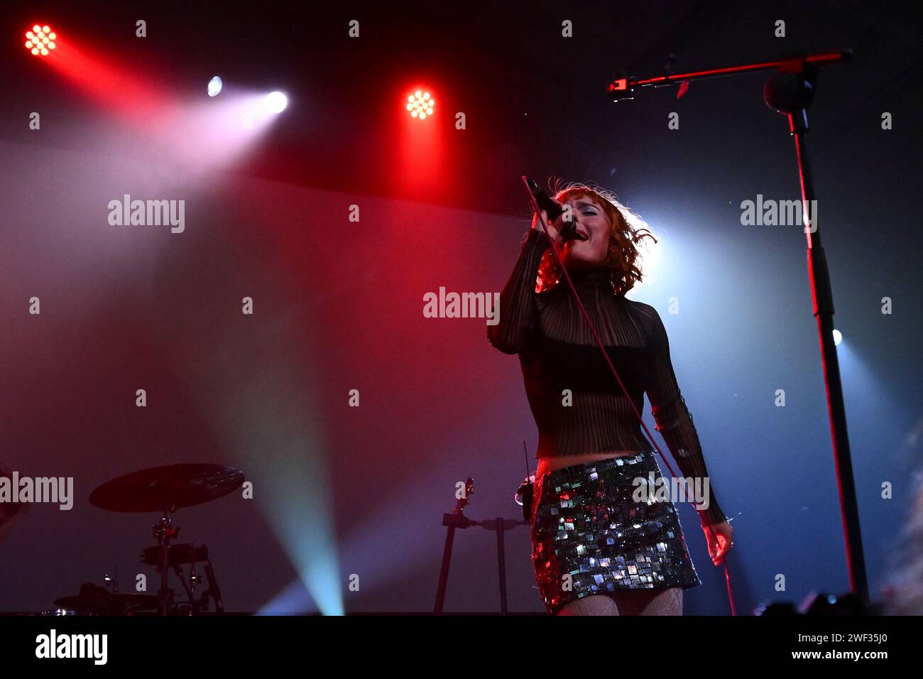 Rome, Italy. 27th Jan 2024. Maria Antonietta is performing during the ...