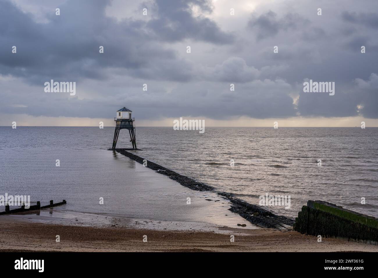 The Dovercourt Low Lighthouse in Harwich, Essex, England, UK Stock ...