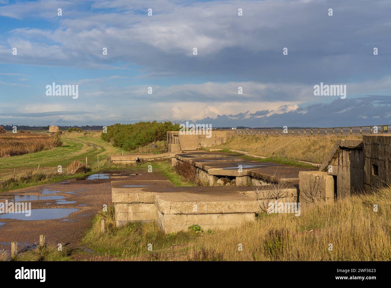 Remains of old bunkers hi-res stock photography and images - Alamy