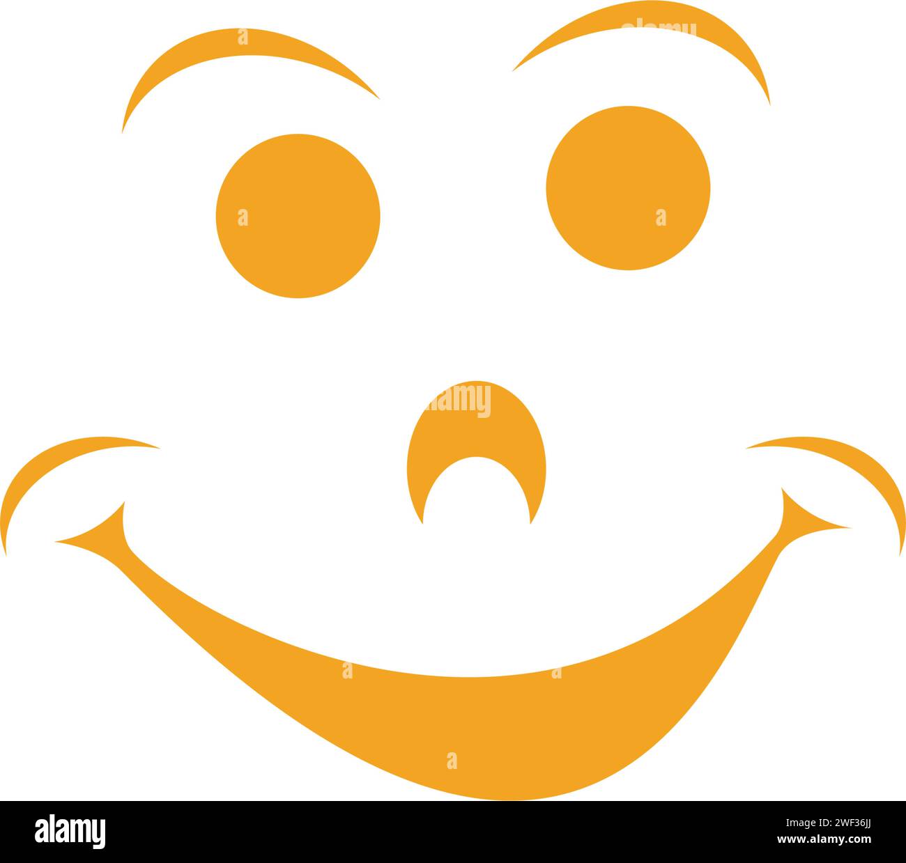 Smiley face line drawing hi-res stock photography and images - Alamy